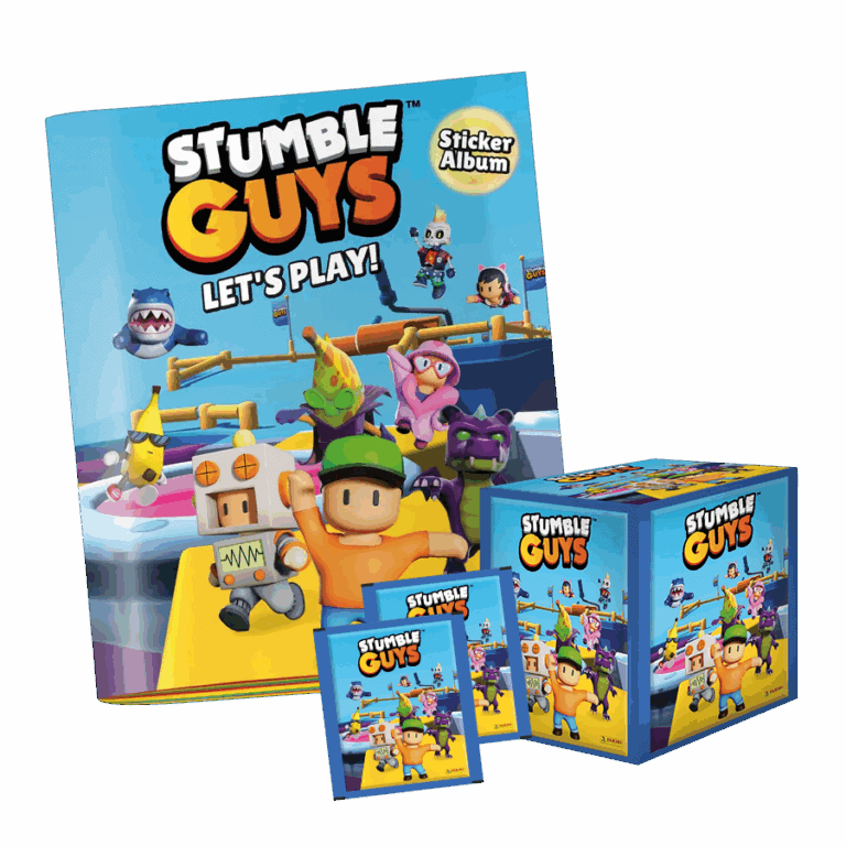Álbum + Caja Stumble Guys – Colecciona